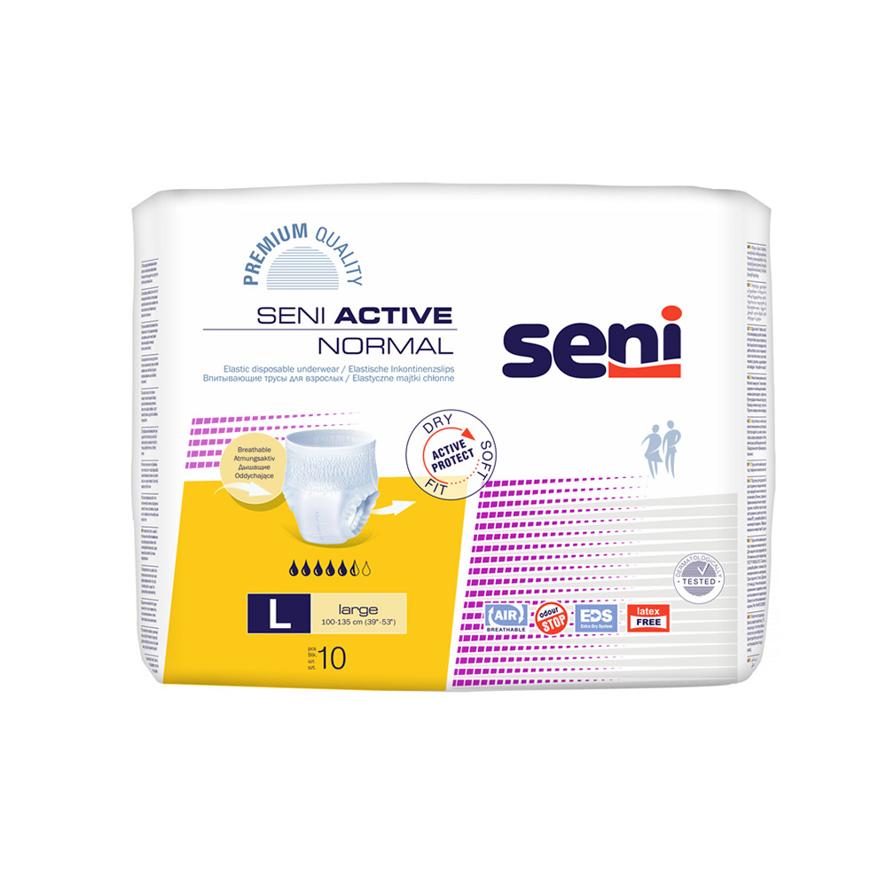 SENI ACTIVE Normal - 8 x 10 Stück | M | 1 Karton | 9462.1